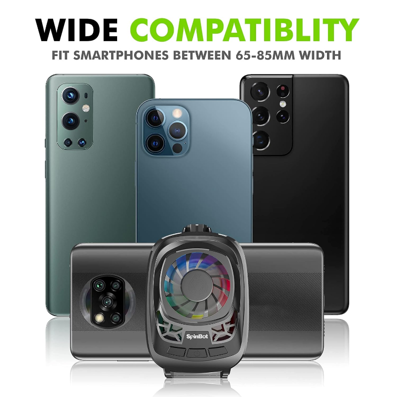 SpinBot IceDot, Semiconductor Technology Mobile Phone Cooler Gaming Fan ...