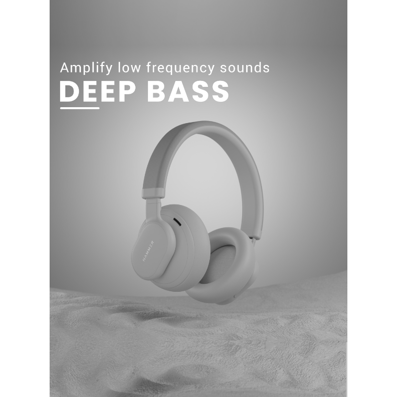 Hammer Bash Max, Over The Ear Wireless Bluetooth Headphones with Mic ...