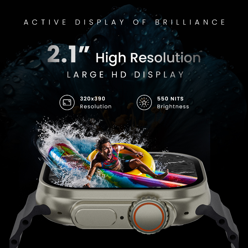 Hammer Active 2.0 Plus, Bluetooth calling Smart Watch with Gesture ...