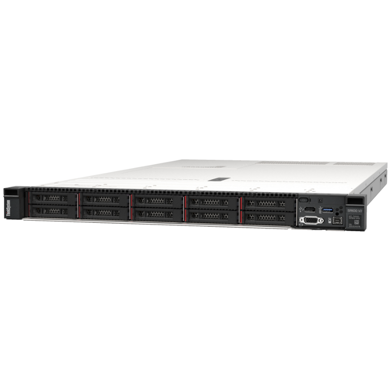 Lenovo 7Z71A08TSG ThinkSystem SR630 V2 Xeon Silver 4309Y Server, 1U rack