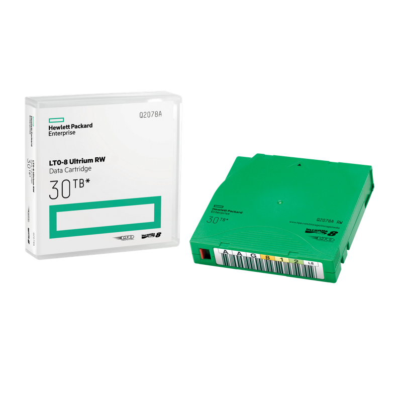 HPE Q2078A LTO-8 Ultrium 30TB RW Data Cartridge
