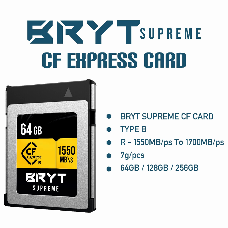 BRYT BR-5001-68 Supreme CFexpress 64GB Type-B Card